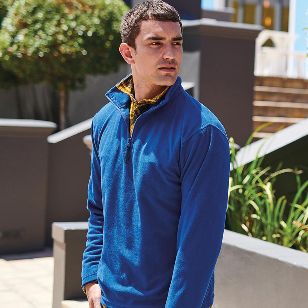 Zip Neck Micro Fleece - Cressco Branded Workwear