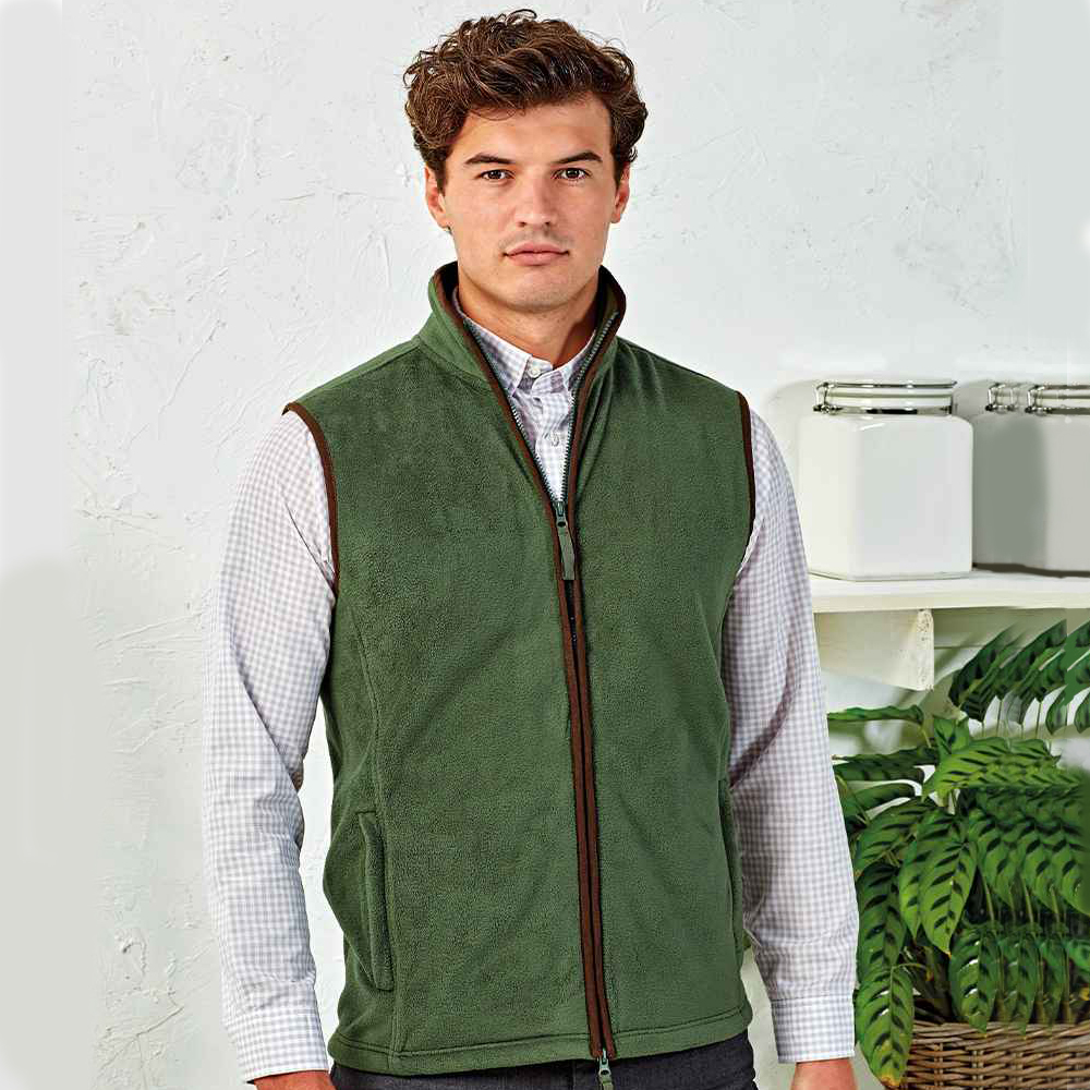 Premier Artisan Fleece Gilet - Cressco Branded Workwear