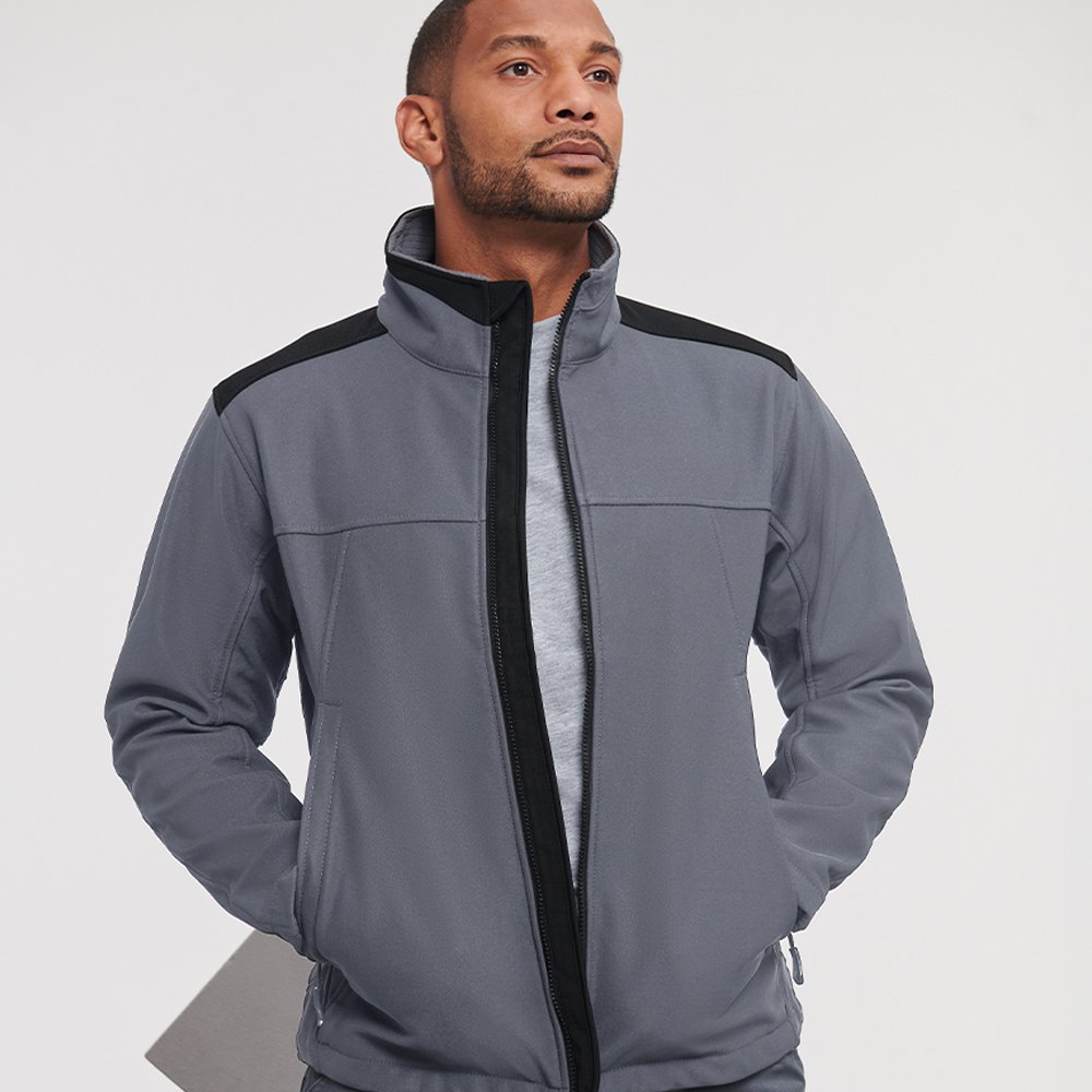 Russel Soft Shell Workwear Jacket - Cressco Branded Workwear