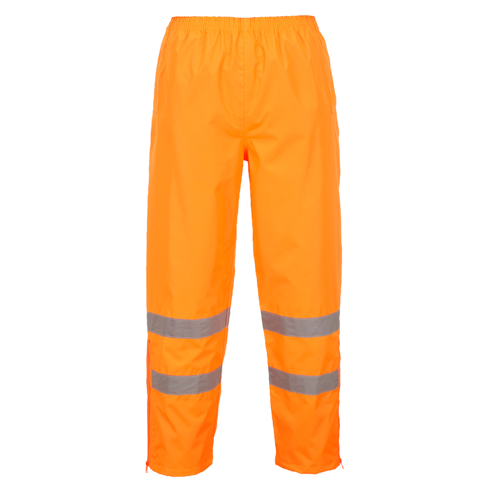 Hi-Vis Breathable Rain Trousers - Cressco Branded Workwear